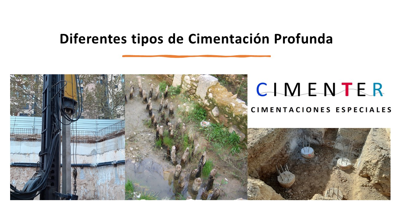 DIFERENTES TIPOS DE CIMENTACIÓN PROFUNDA - Cimenter